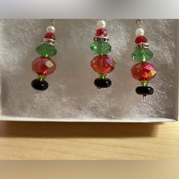Jewelry | Handmade Grinch Hanging Earrings And Necklace | Poshmark